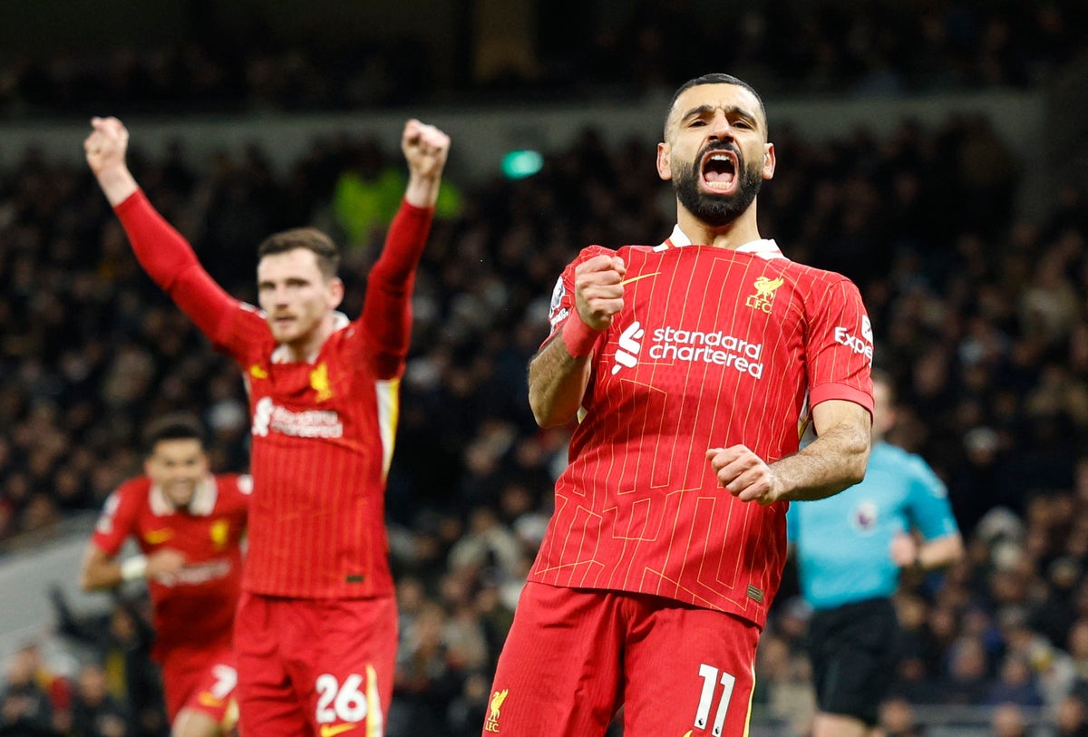 Ruthless Liverpool exploit everlasting flaws in Ange Postecoglou’s chaotic Tottenham - Yahoo Sports