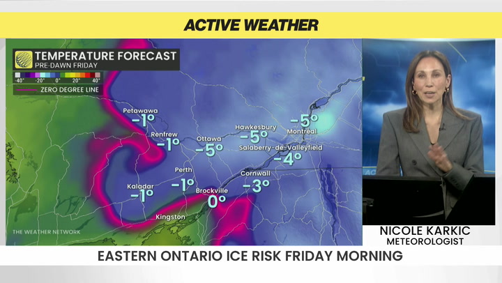 Icy risk developing for Eastern Ontario Friday morning - Yahoo News Canada