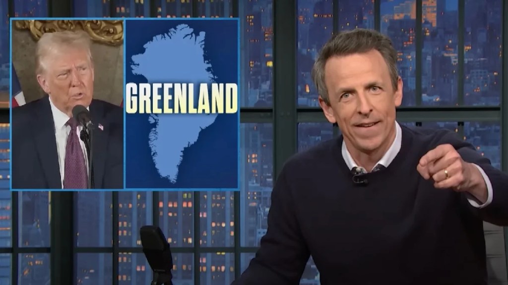 Seth Meyers Offers Blunt 2-Word Response to Trump’s Threat of Greenland ...