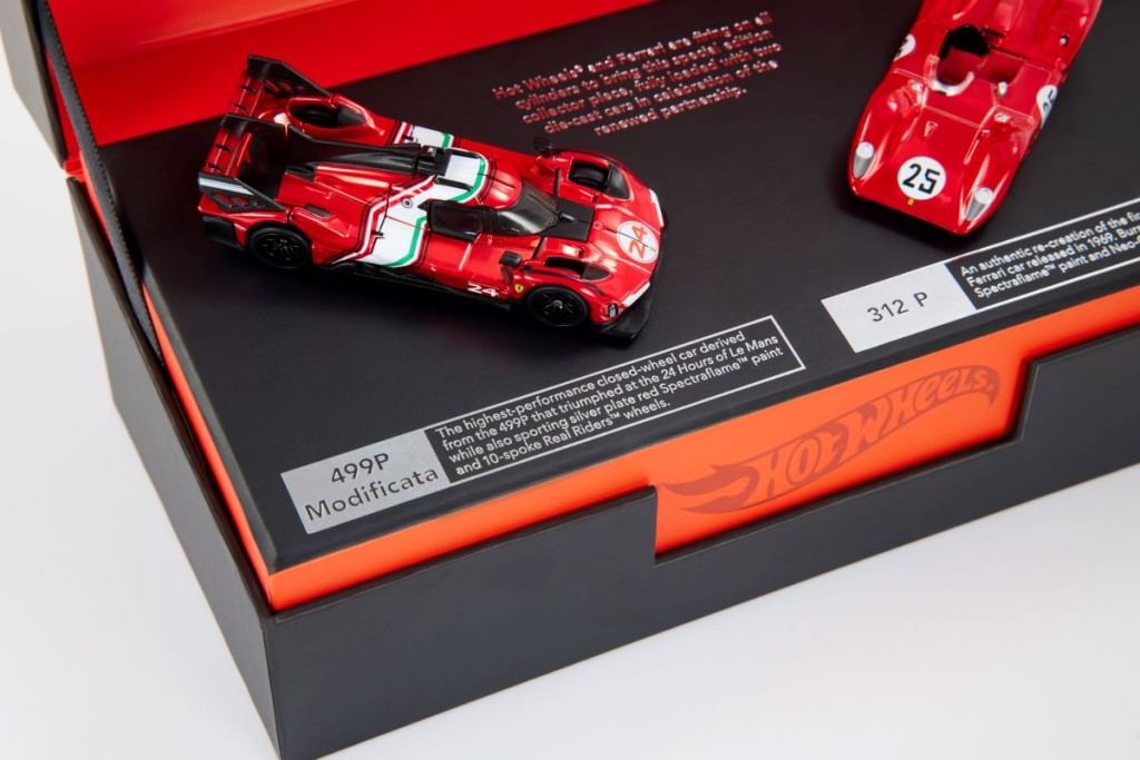 Hot Wheels推出Ferrari 499P Modificata與312P 1：64模型車