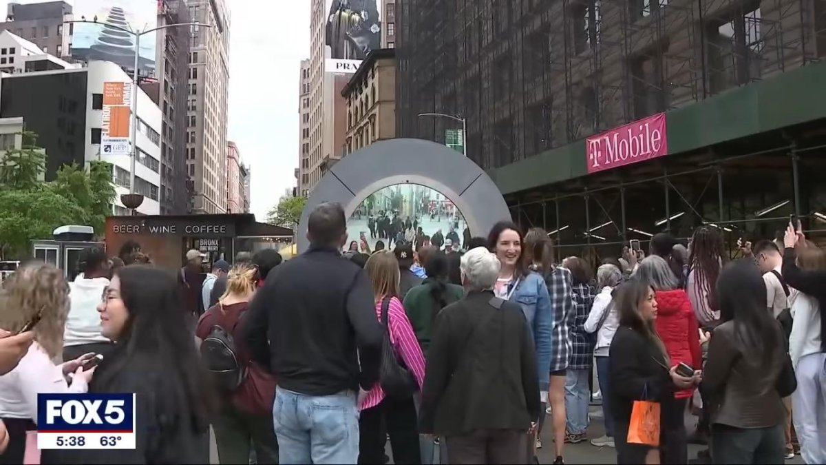 New York-Dublin 'Portal' shut down due to 'inappropriate behavior'