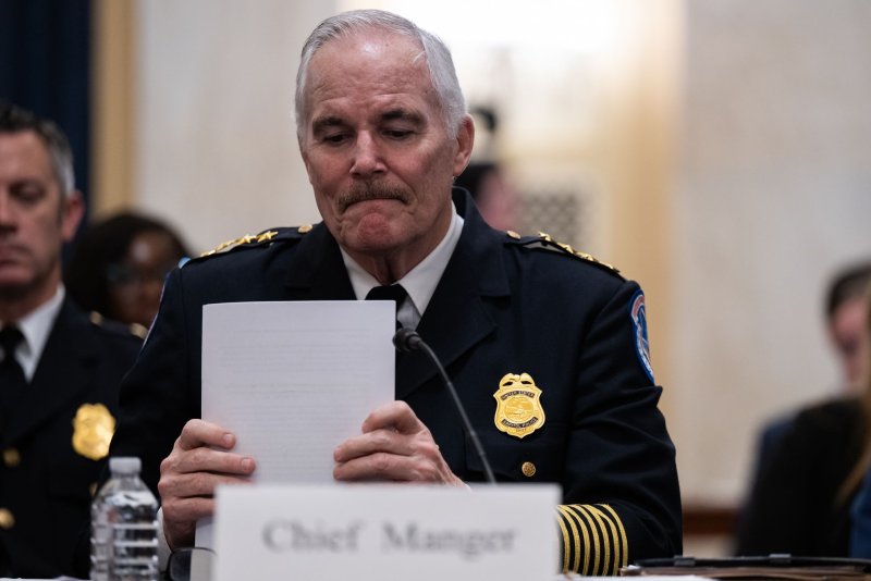 U.S. Capitol Police Chief Thomas Manger testifies about increased ...