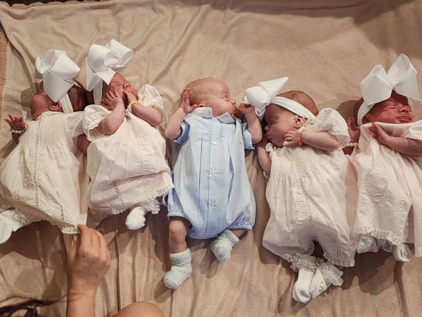 Mississippi mom to celebrate 1st Mother's Day with quintuplets