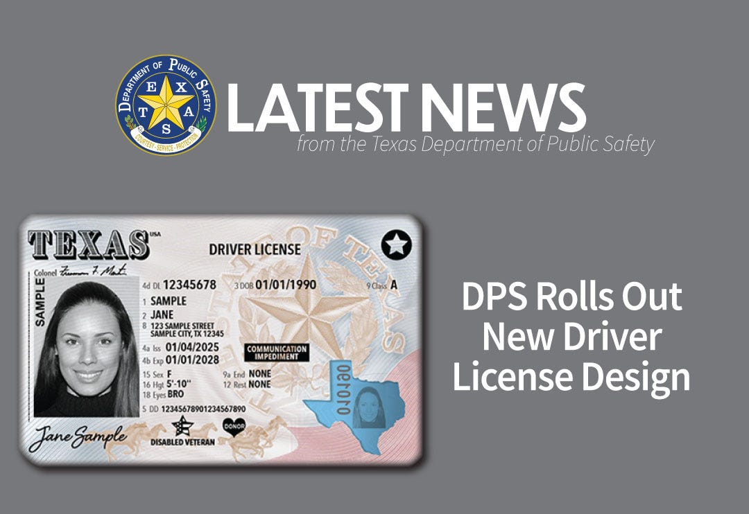 New Texas driver's license unveiled. Why is the design, material different?