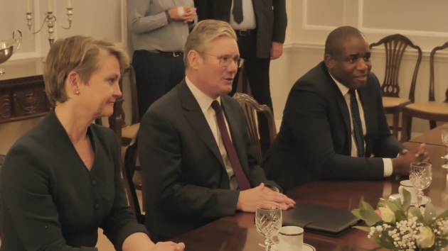 Starmer, Lammy and Cooper meet Greek PM - Yahoo News UK