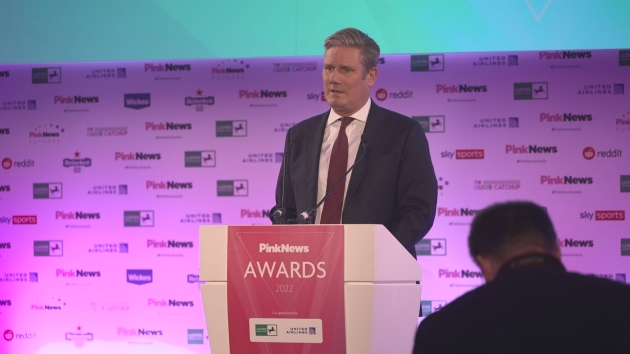 Starmer pays tribute to Jonathan Cooper at Pink News Awards