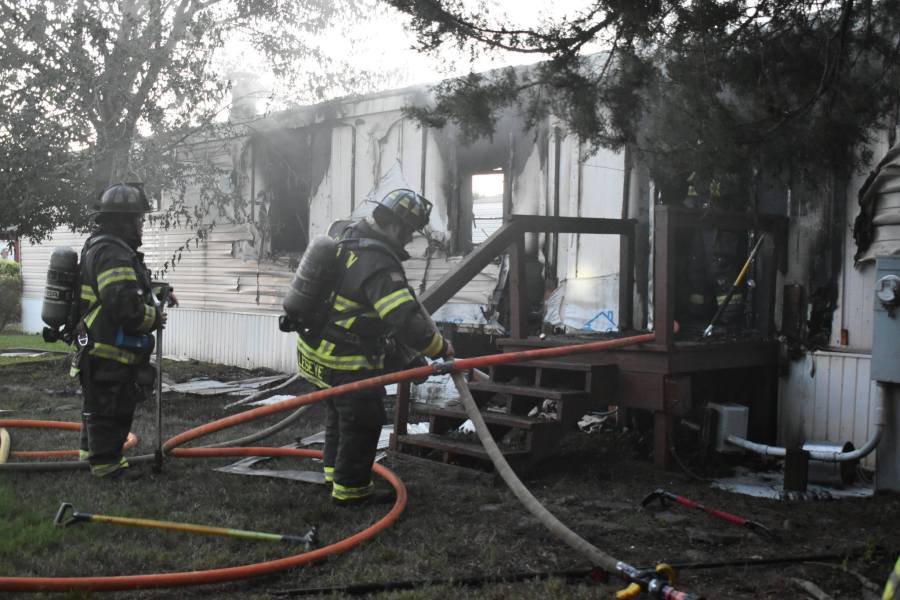 Crews respond to fire in Hampton Monday evening