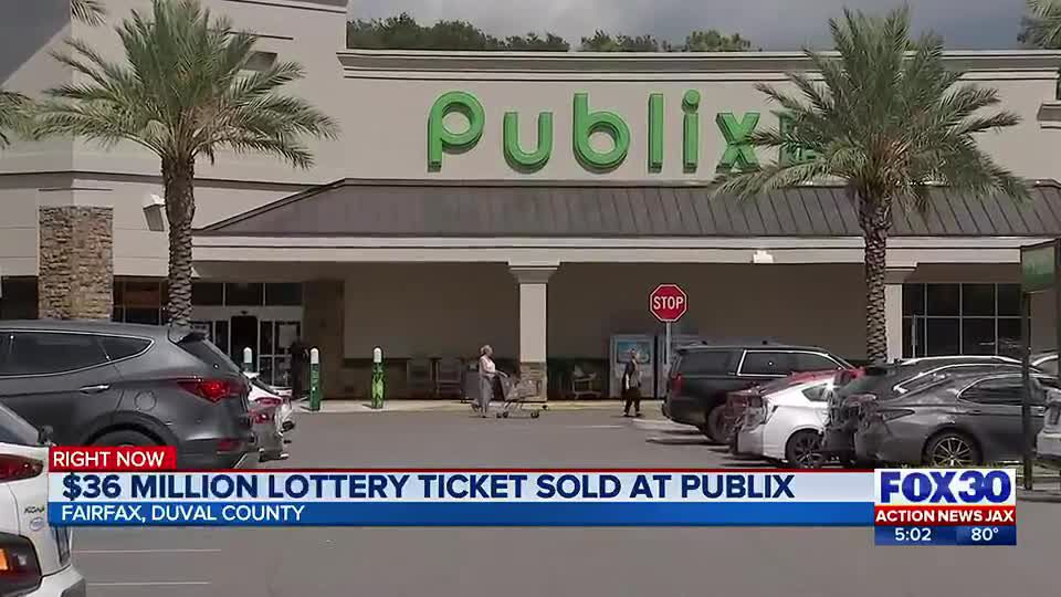 $36 million lottery ticket sold at Publix