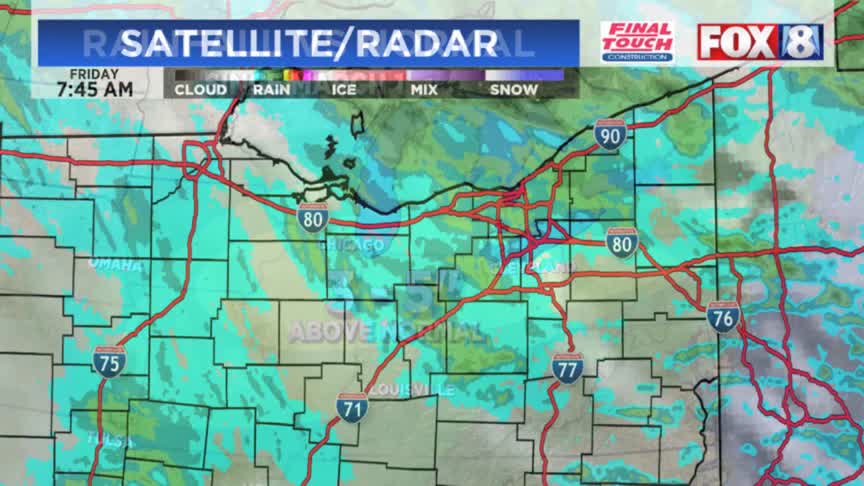 40 mph wind gusts and hours of rain