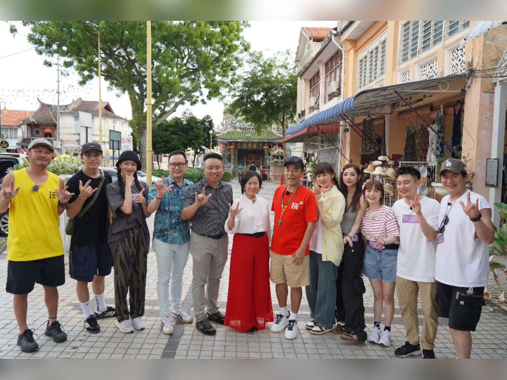 Jacky Wu and his "Mr. Player" team filmed in Penang for four days