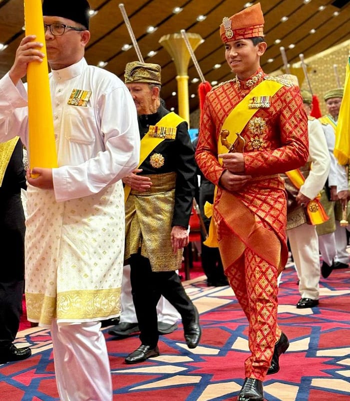 El llamativo look nupcial de la futura mujer del príncipe de Brunéi en ...