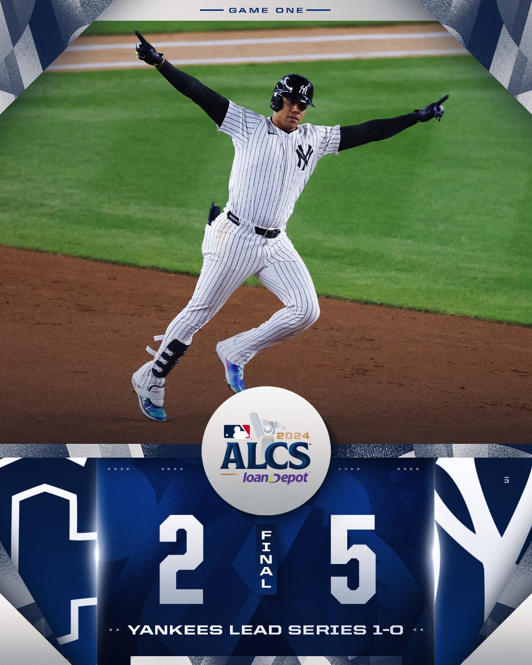 MLB》Soto、Stanton開轟 洋基5比2守護者贏得首戰