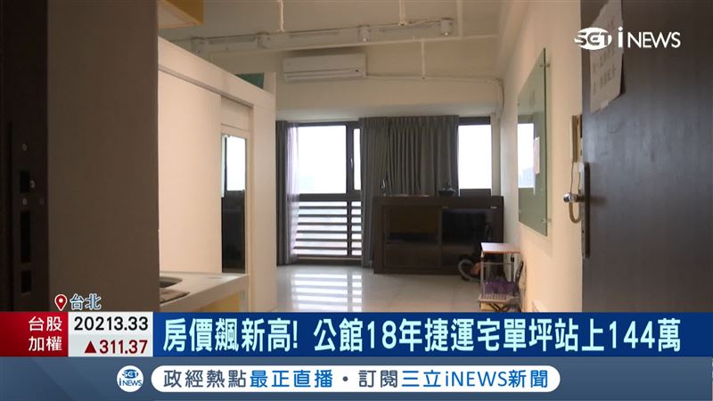 房價飆新高！公館18年捷運宅單坪站上144萬